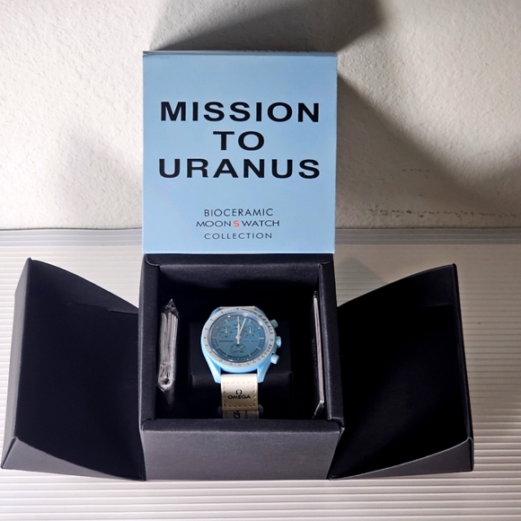 Swatch | Accessories | Omega X Swatch Mission To Uranus Custom Watch ...